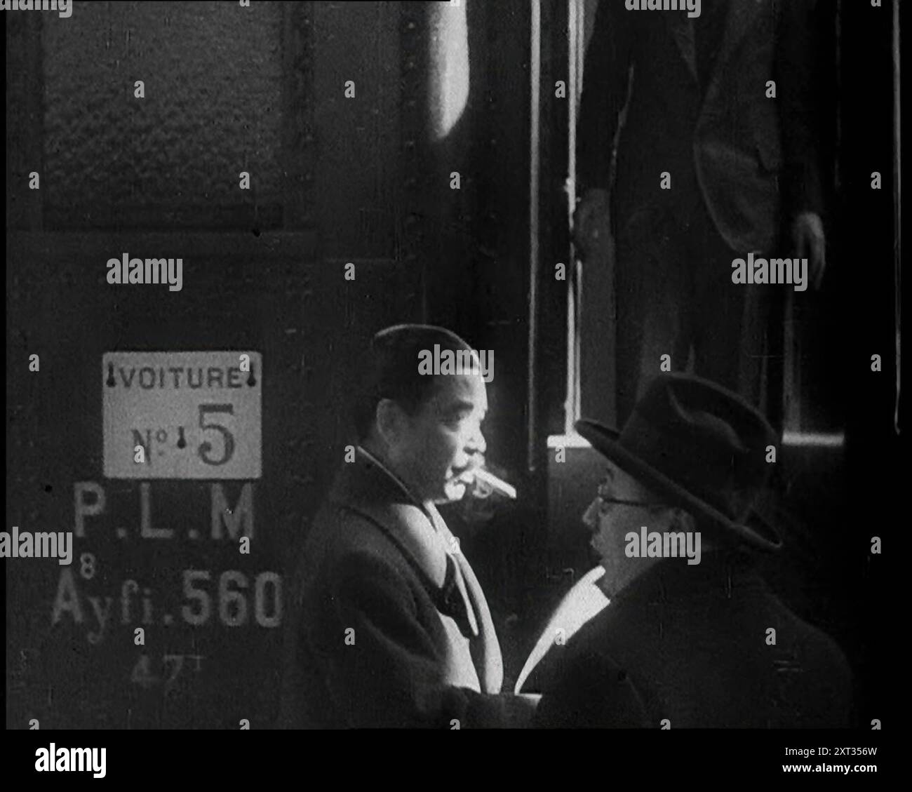 Japanese League of Nations Delegate Walking Past a Train, 1933. 'Japan ...