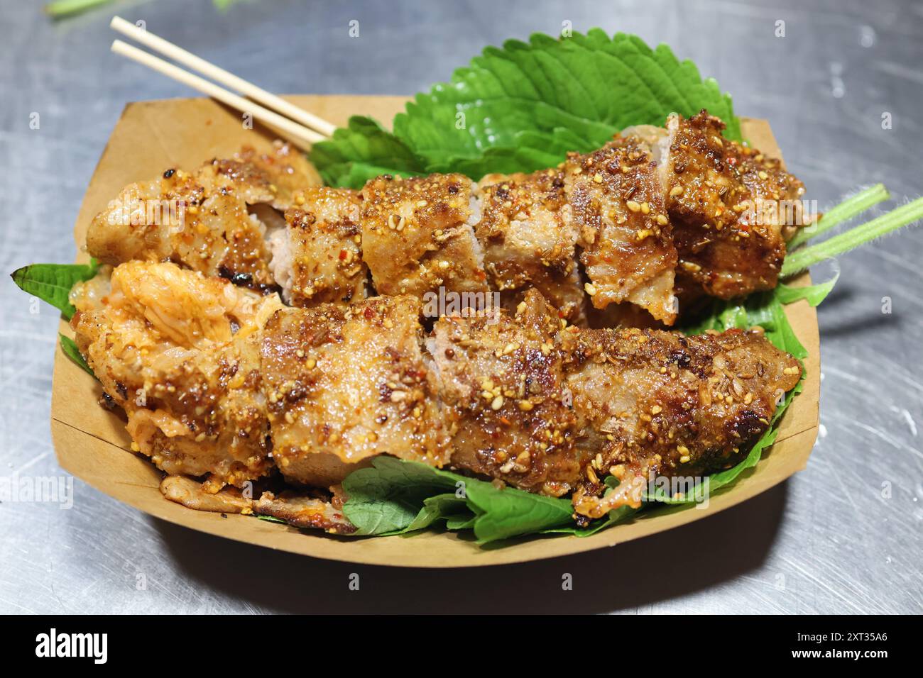 Asian Street Food dishes in a Chinese Night Market Stock Photo - Alamy