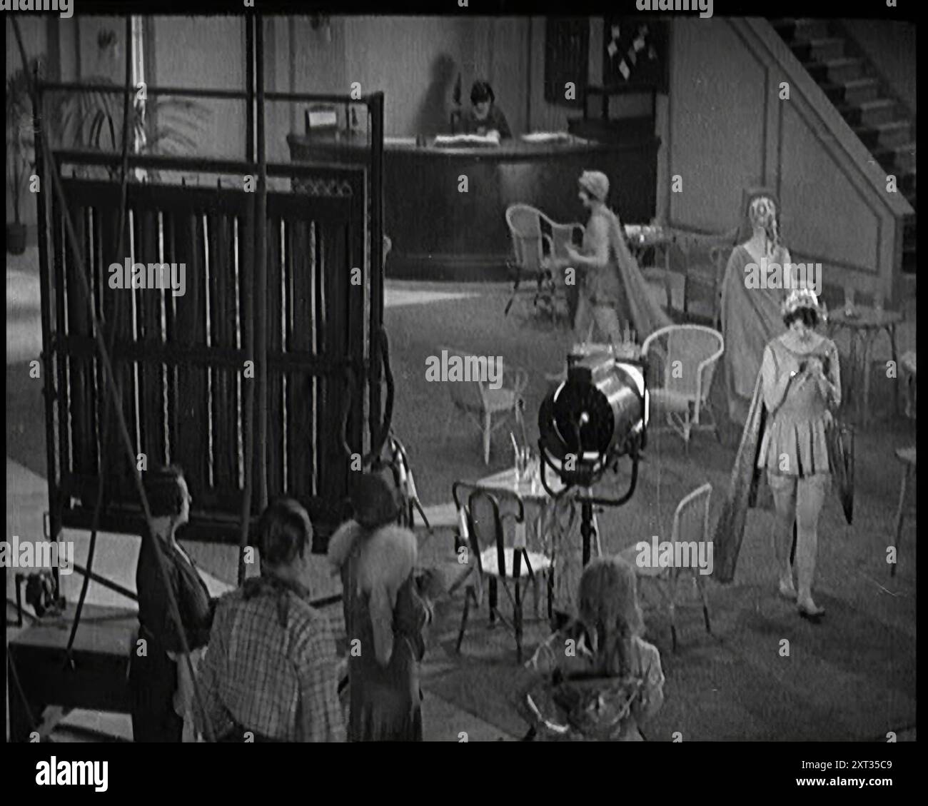 Behind the Scenes Shots on the Set of the Film 'Shooting Stars' Being ...