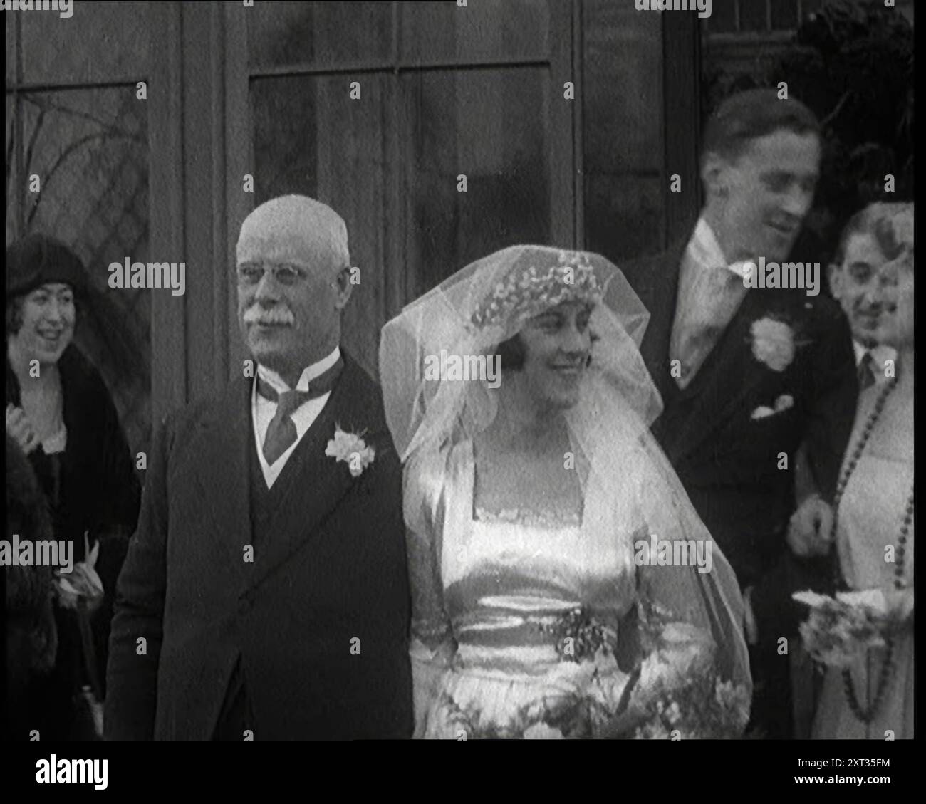 Family Gathering for Photographs at the Wedding of Beatrice Lillie and ...