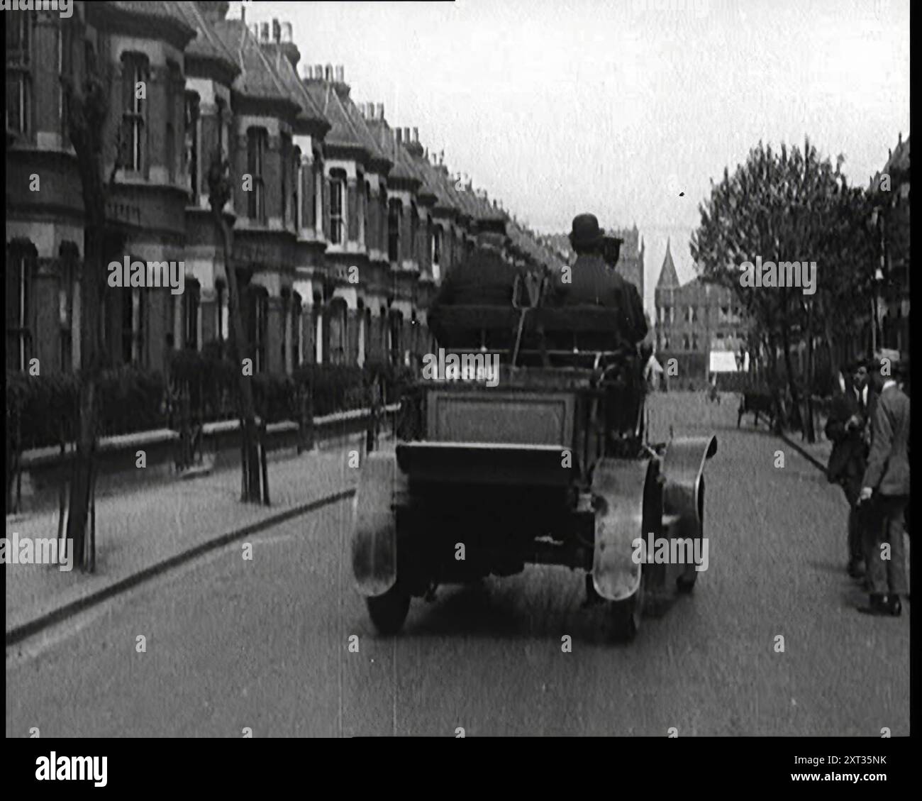 Fire Engine Driving Down the Street, 1920. 'Fire brigades need no ...