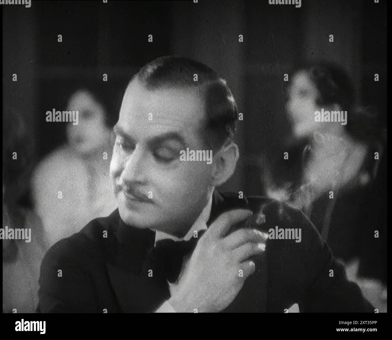 Scene from the Film 'Champagne': a Male Actor [Ferdinand von Alten] in ...