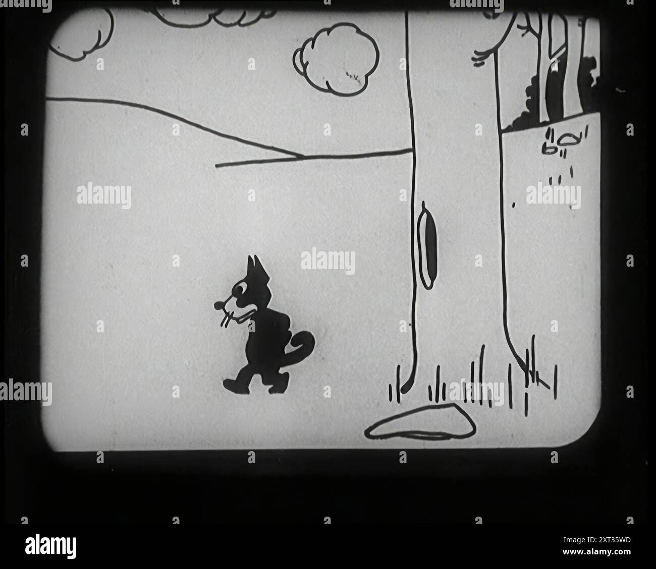 Felix the Cat' Cartoon, 1922. '...a character called Felix the Cat, who ...