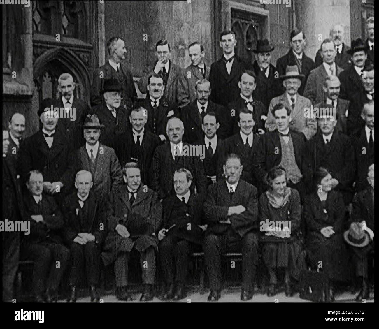 Prime Minister Ramsay MacDonald Sitting on a Chair Smoking Whilst ...