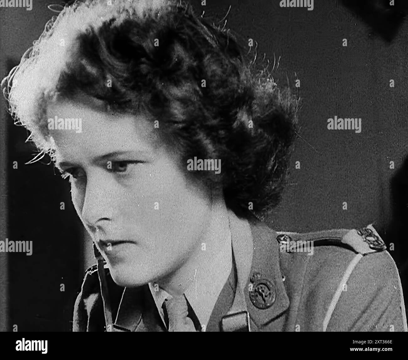 A Woman Operating a Radio, 1940. Britain during the Second World War ...