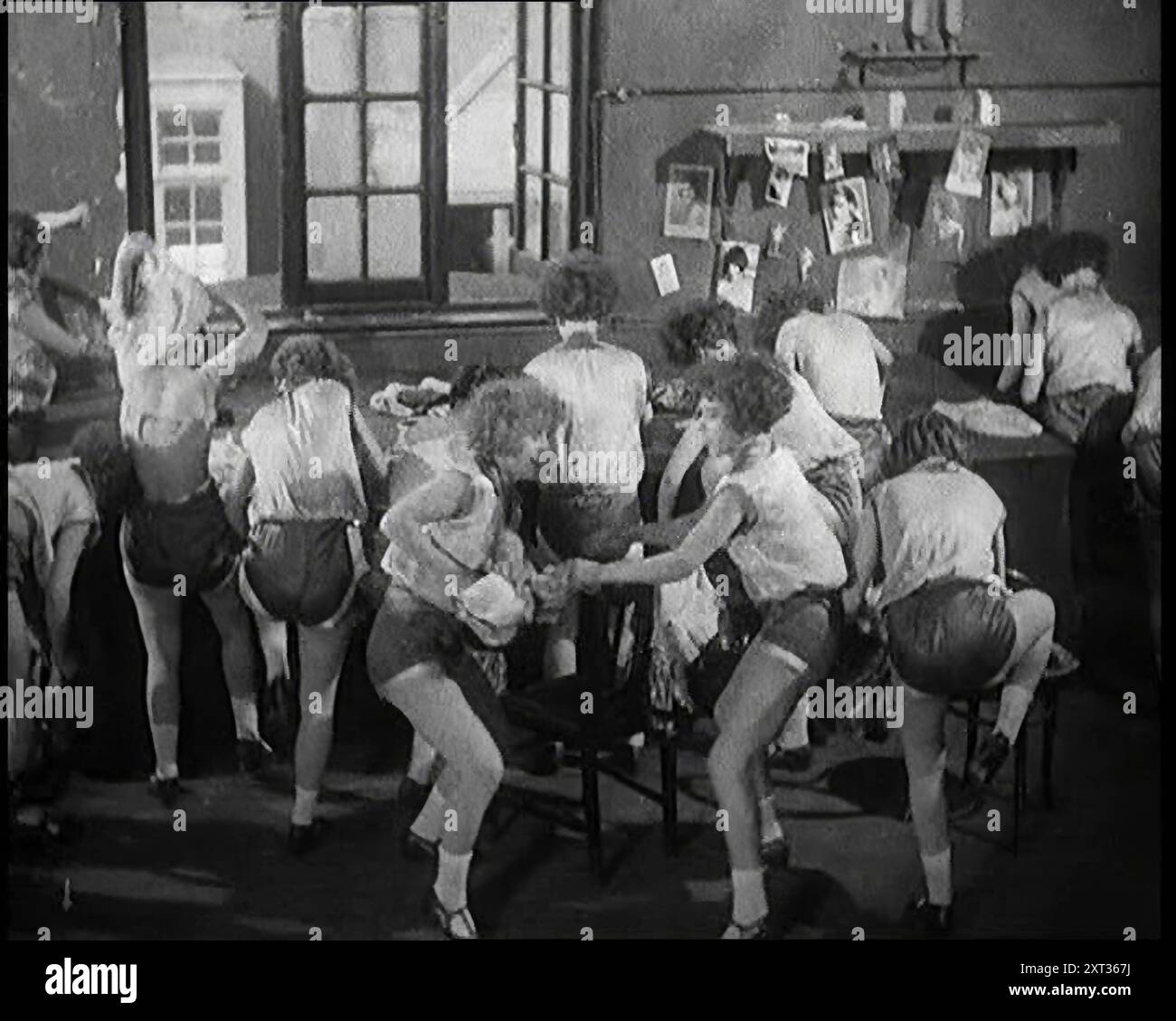 Female Actors Rapidly Changing Costumes For the Next Scene Backstage at ...