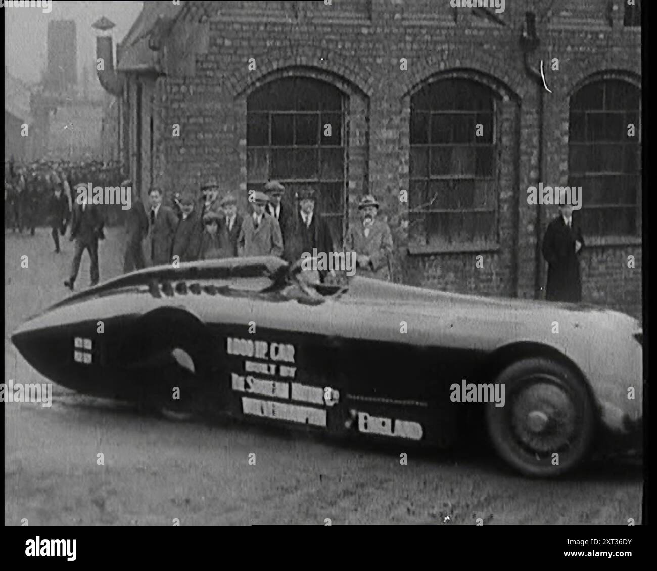 Sir Henry Segrave AKA Major Segrave's Driving 'Sunbeam' Out of a ...