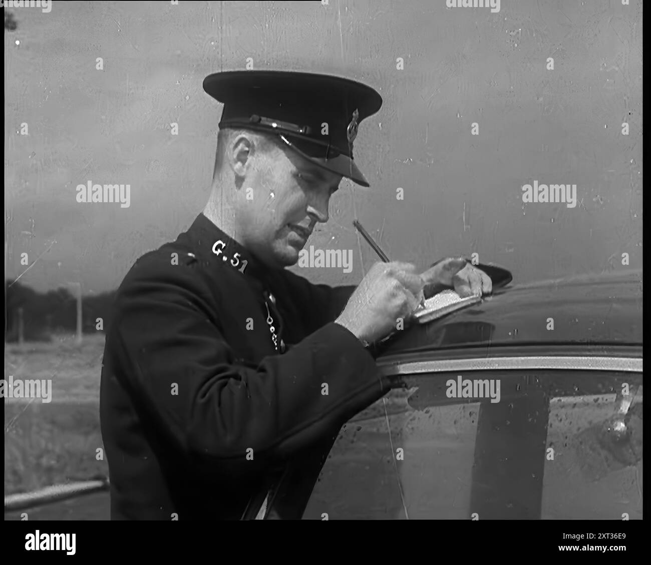 1940s police car hi-res stock photography and images - Alamy