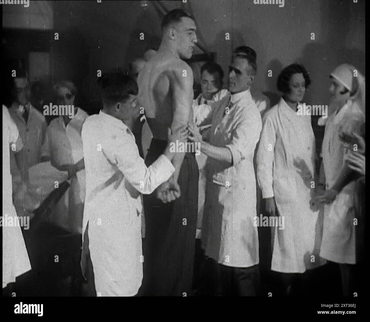Doctors Checking the Physique of Primo Carnera, 1930s. From "Time To ...