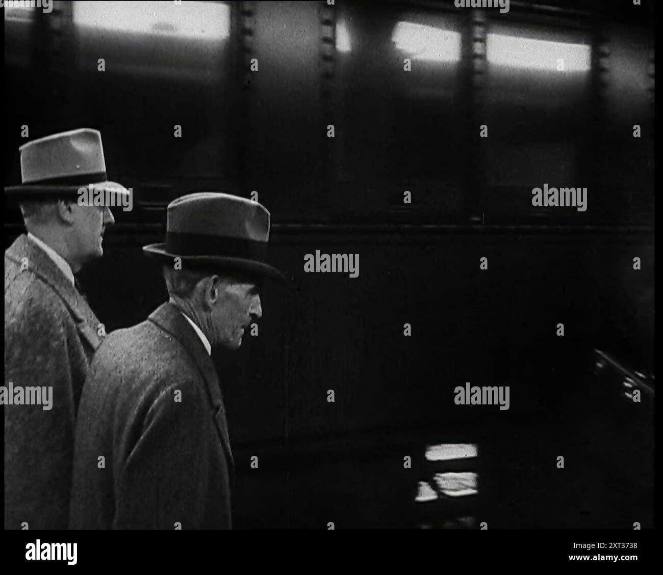 Henry Ford Walking Along a Train Station Platform, 1930s. From "Time To ...
