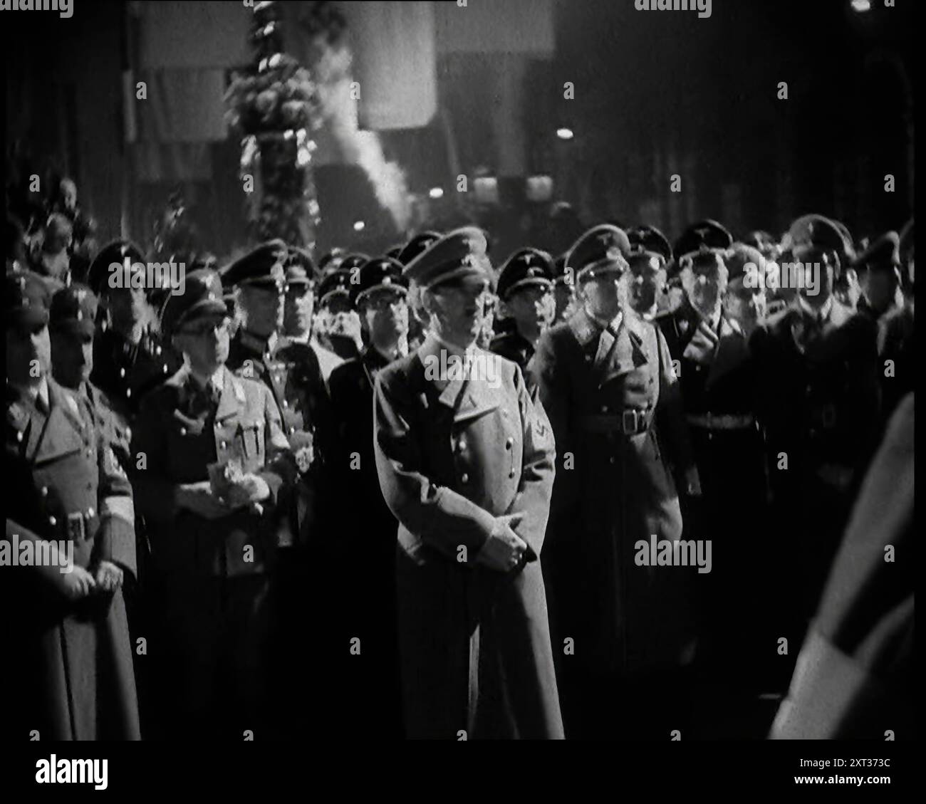 Adolf Hitler, the German Leader, Listening to a Speech by Hermann ...