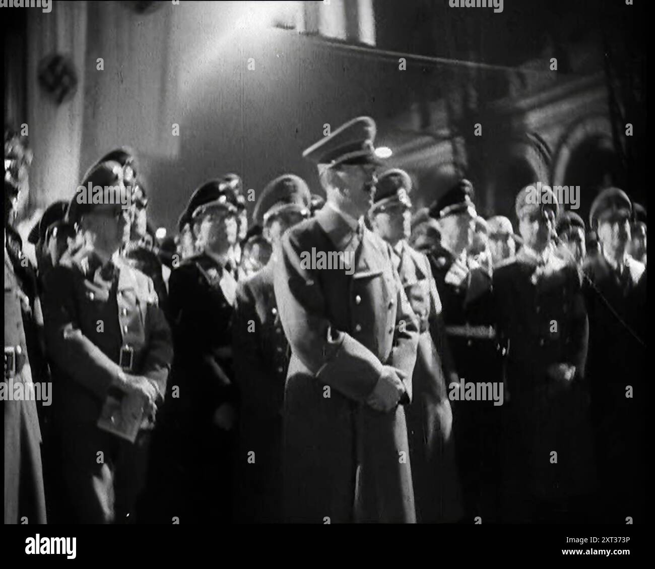 Adolf Hitler, the German Leader, Standing in Lehrter Train Station With ...