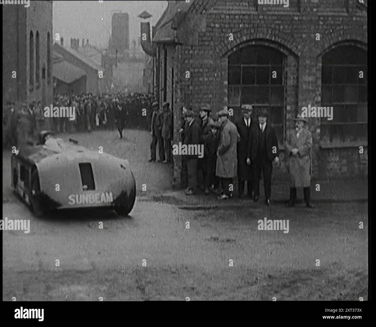Sir Henry Segrave AKA Major Segrave's Driving 'Sunbeam' Out of a ...