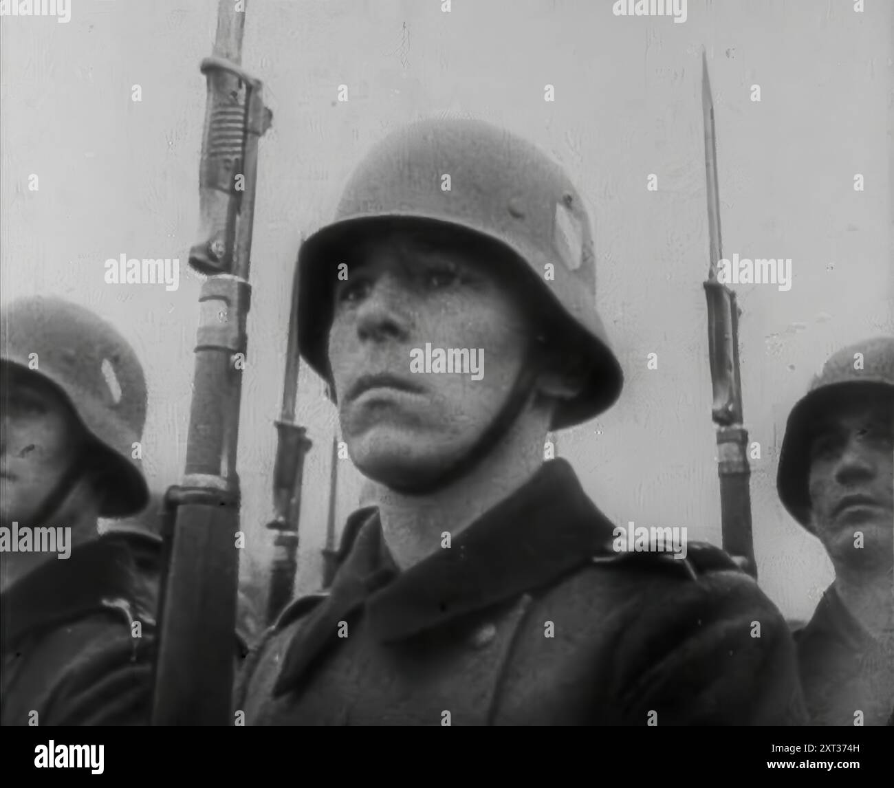 German Soldiers, 1941. Second World War. '...the foe across the Channel ...