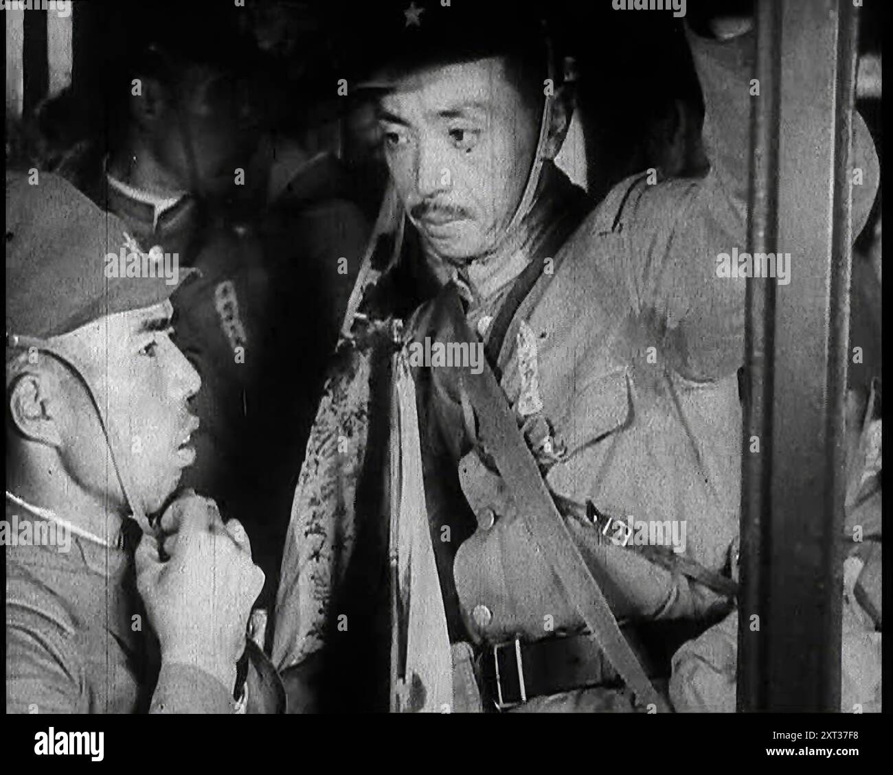 Japanese Soldiers in Uniform, 1937. 'As Japan emerged from her long ...