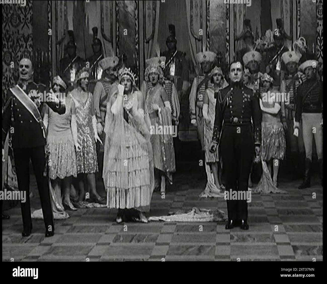 Scene from the Musical Princess Charming, 1920s. London stage show. 'A ...