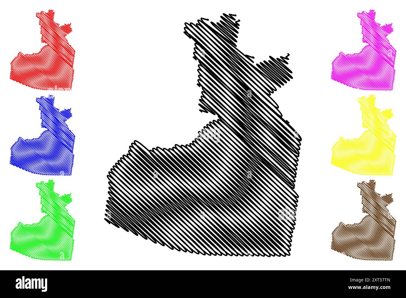 Hay Shire (Commonwealth of Australia, New South Wales, NSW) map vector ...