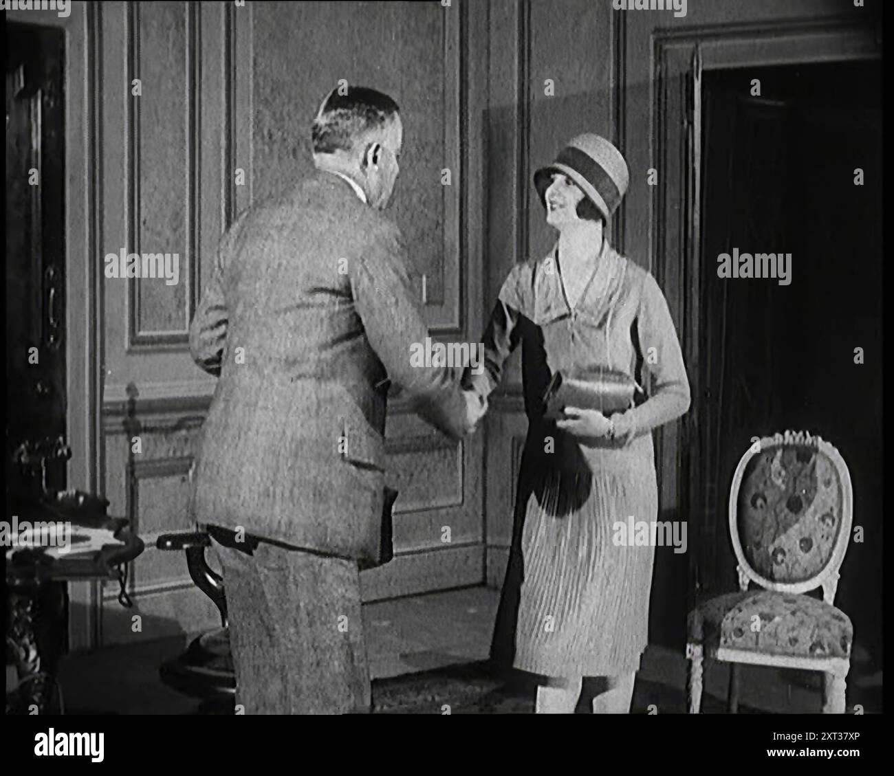 Charles B Cochran, English Theatrical Manager, Interviewing Female ...
