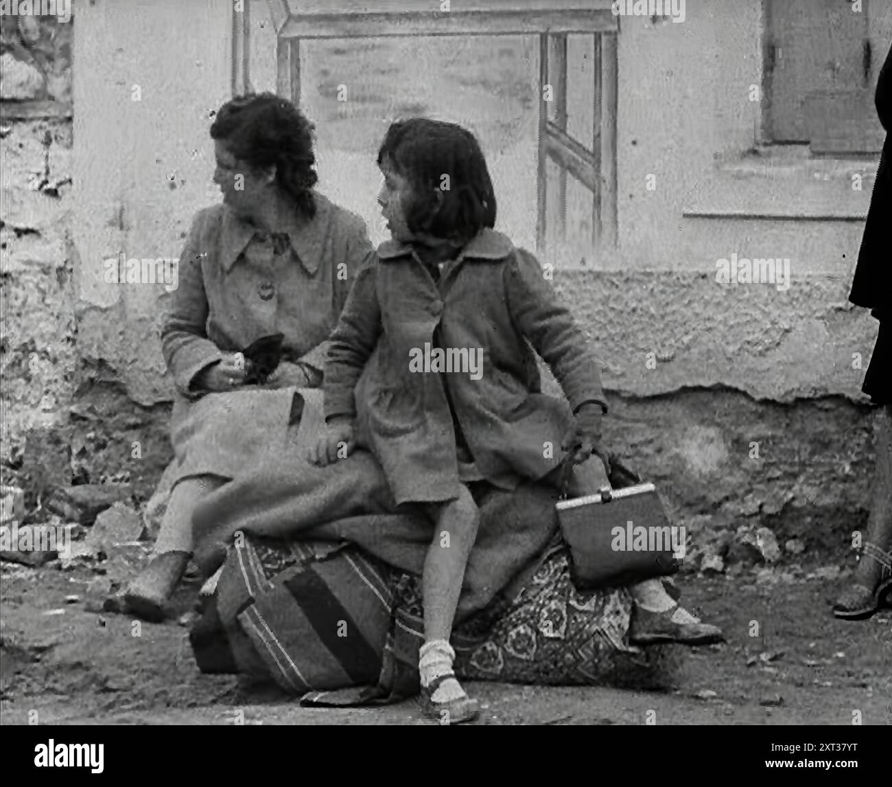 Civilians, 1941. Second World War: refugees in Greece. 'For the Nazis ...