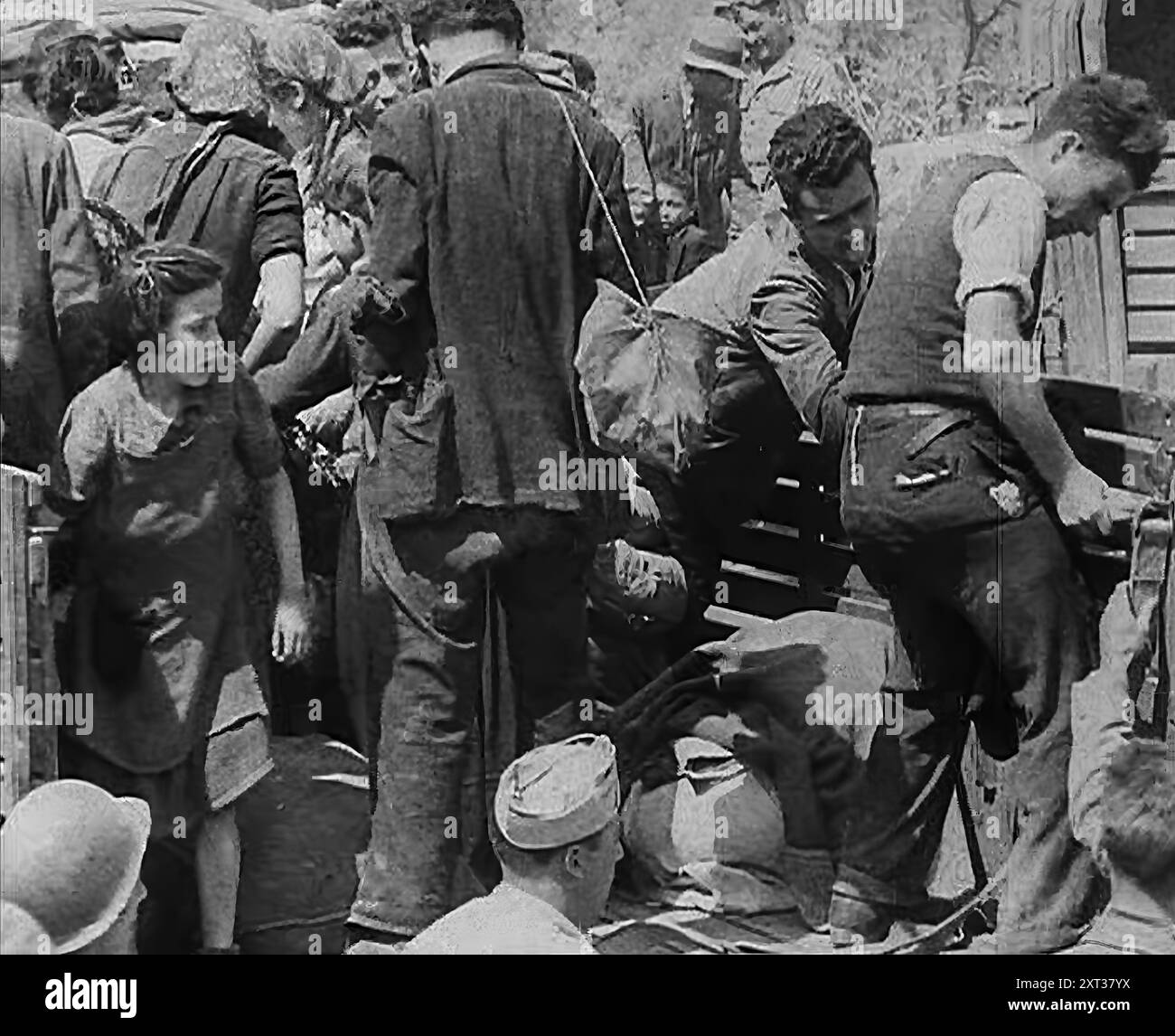 Italian Civilians in a US Army Truck, 1943-1944. From "Time To Remember ...
