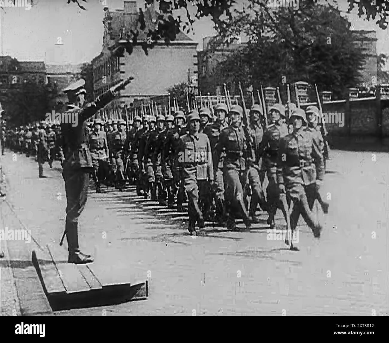 German Troops Goose Stepping, 1943. From "Time To Remember - Struggle ...