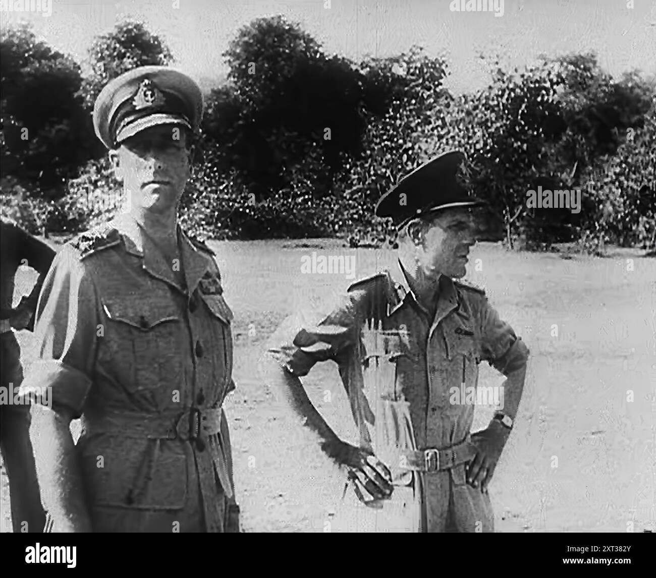 Louis Mountbatten and Colonel Orde Wingate, 1943. From "Time To ...
