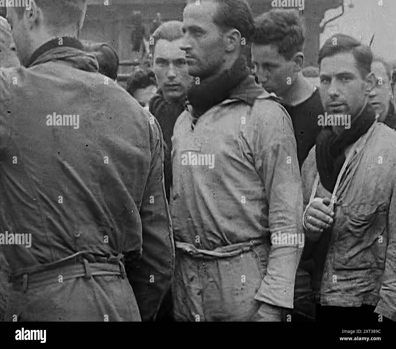 Crew of the Destroyed Bismarck Entering Captivity, 1943. From "Time To ...