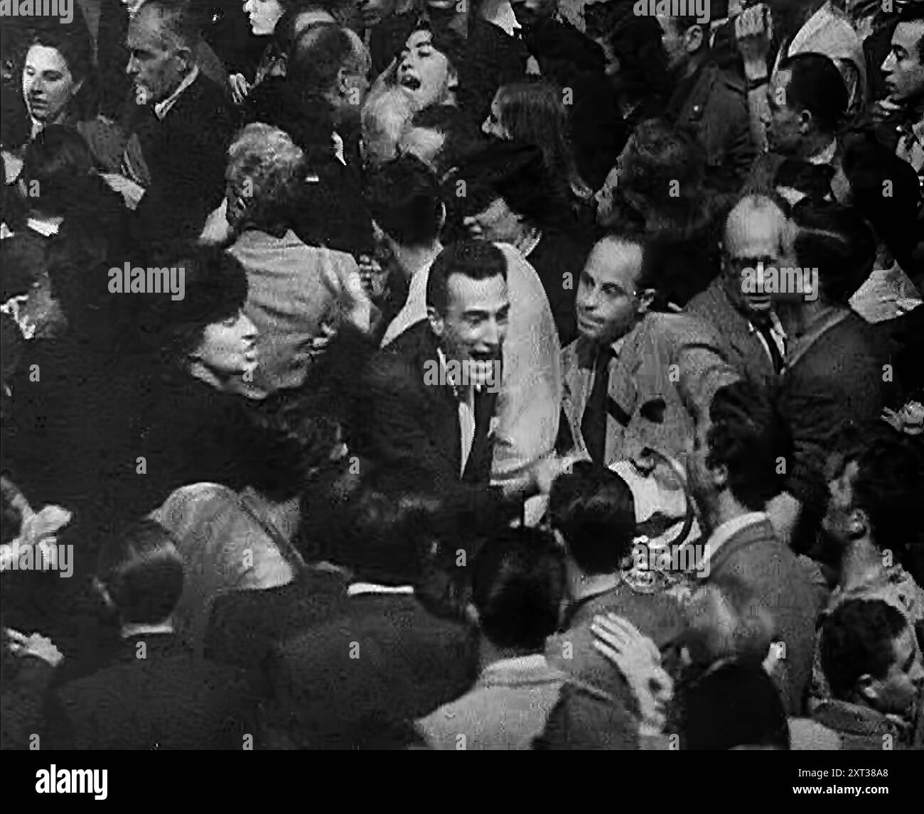 An Angry Mob Fighting at a Trial of Leading Fascists, 1944. From "Time ...