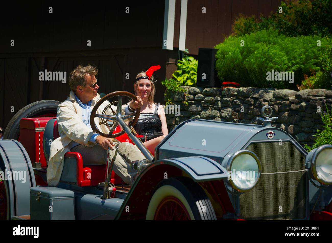 June 2024 American Heritage Museum - Hudson, MA. A man and woman in ...