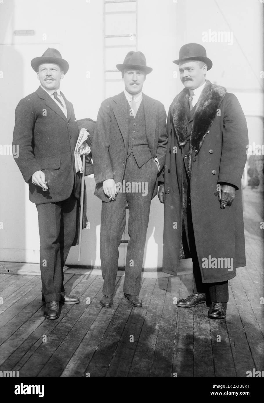 E. Cowdin, N. Prince, Wm. Thaw, between c1910 and c1915. Shows from ...