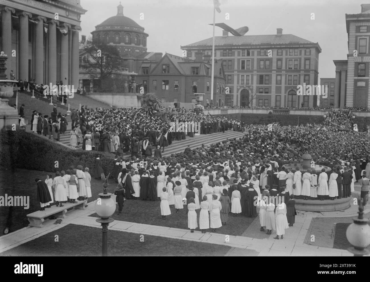 Désiré-Joseph Mercier at Columbia University, 1919. Shows Belgian ...