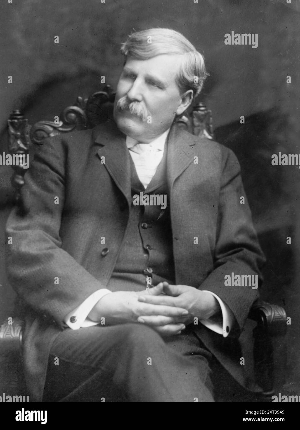F.T. Gates, seated, 1910 Stock Photo - Alamy