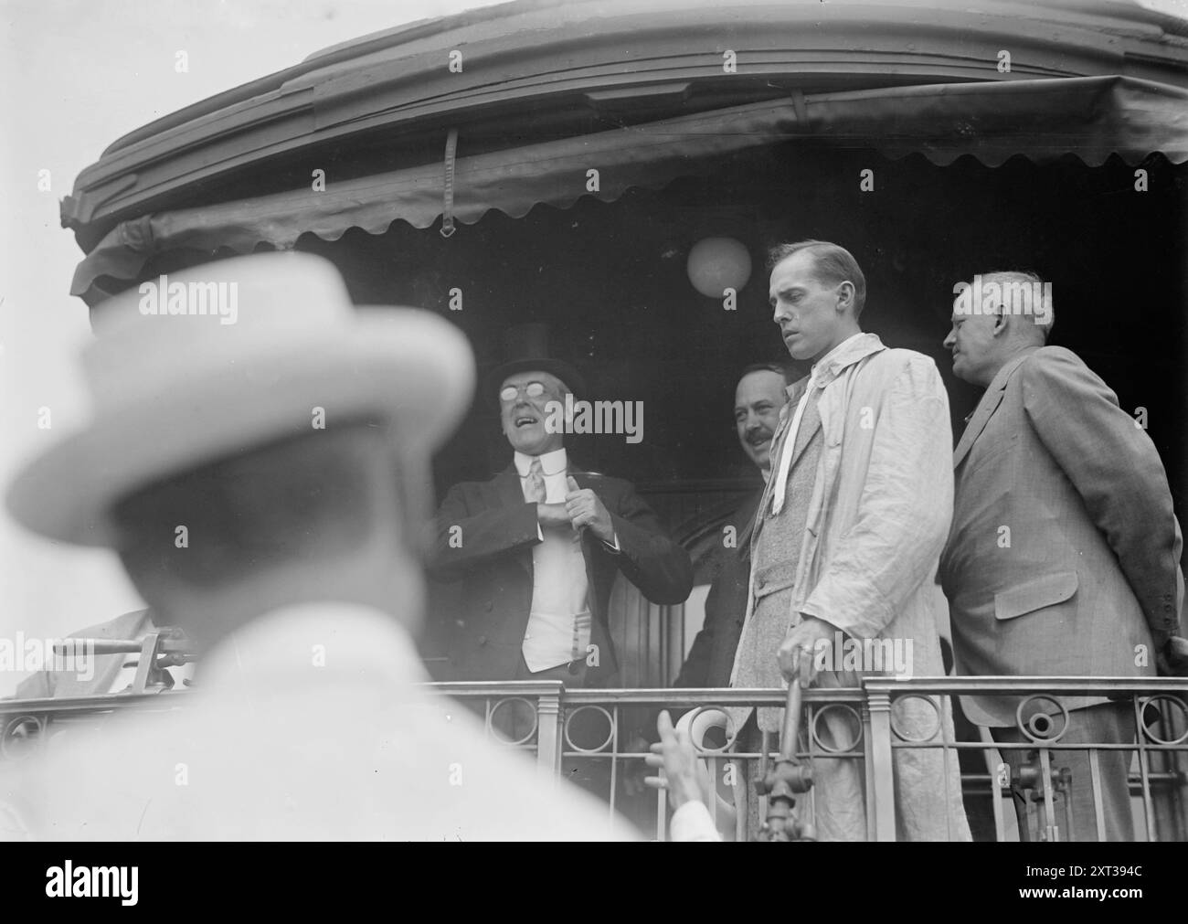 Wilson, Gettysburg, 1913. Shows President Woodrow Wilson at the ...
