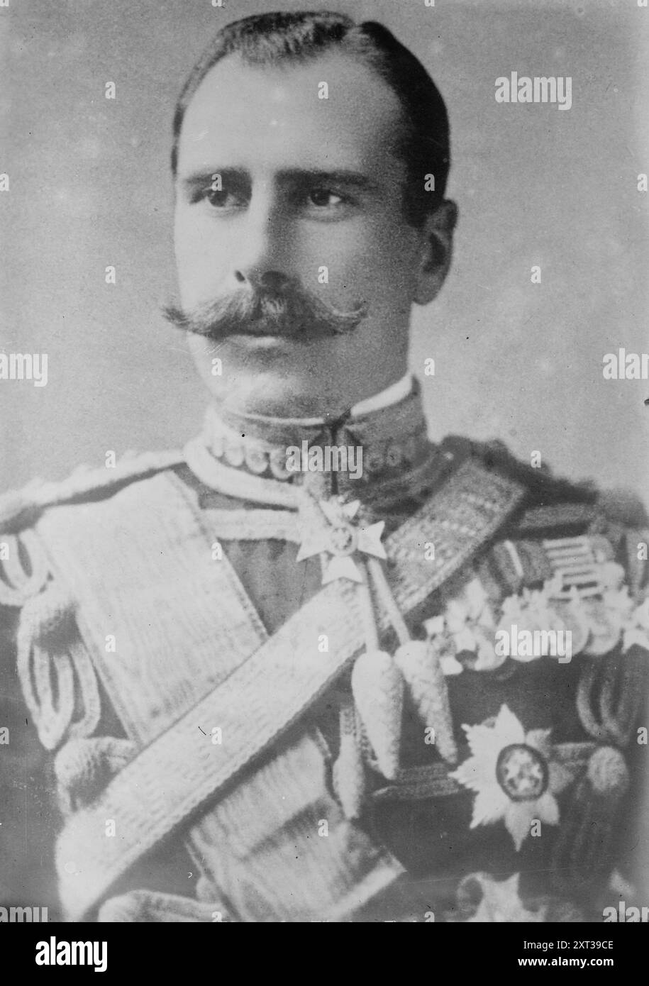 Prince Alexander of Teck, 1914. Shows Major-General Alexander Cambridge ...