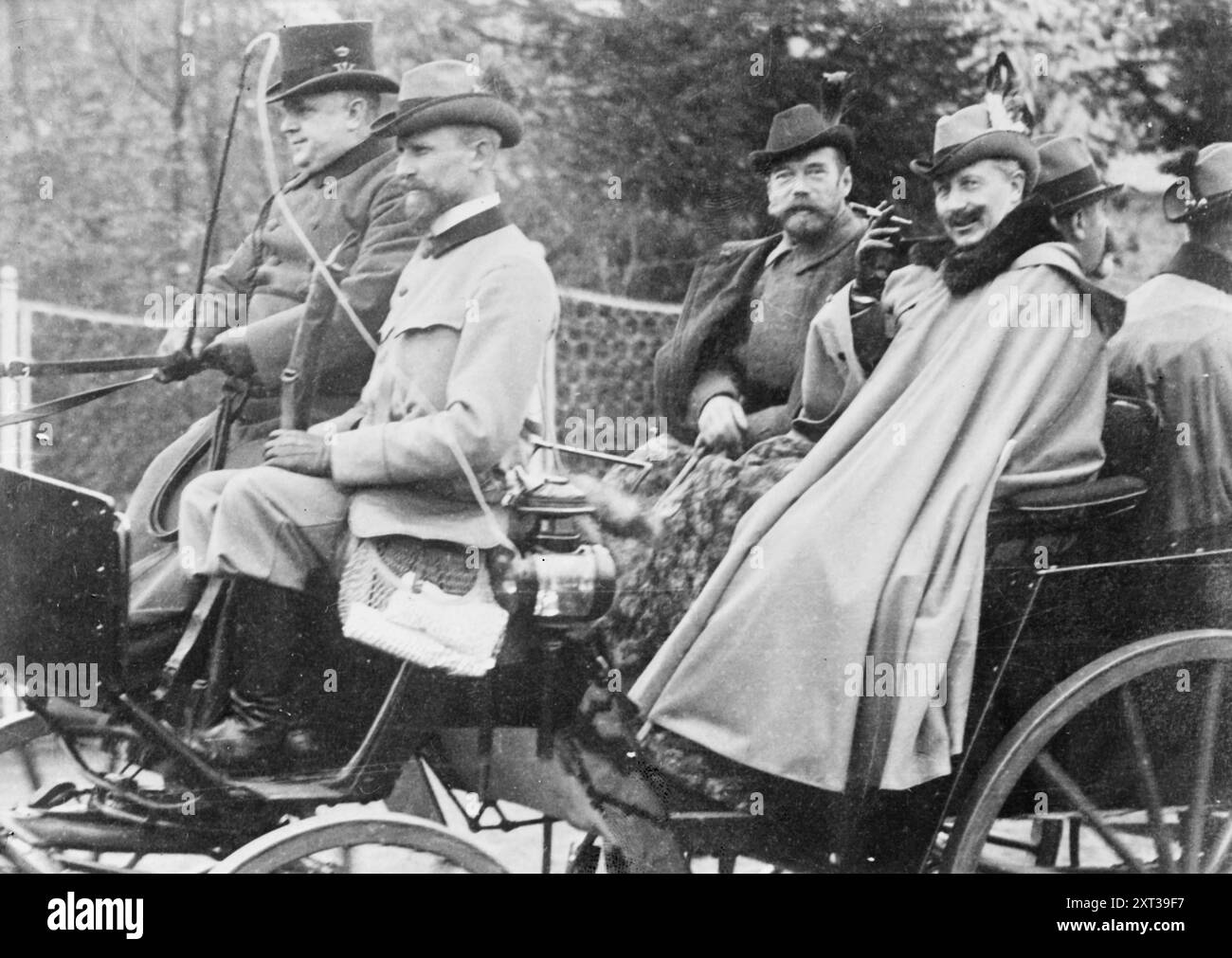 Tsar Nicholas II and Kaiser William II, between c1910 and c1915 Stock ...