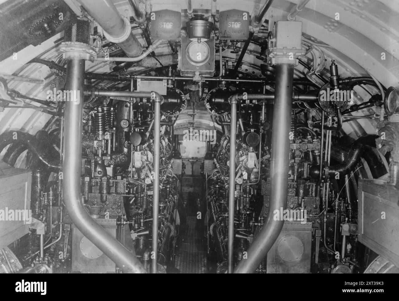 U.S. Submarine, Amidships, looking aft, between c1910 and c1915 Stock ...