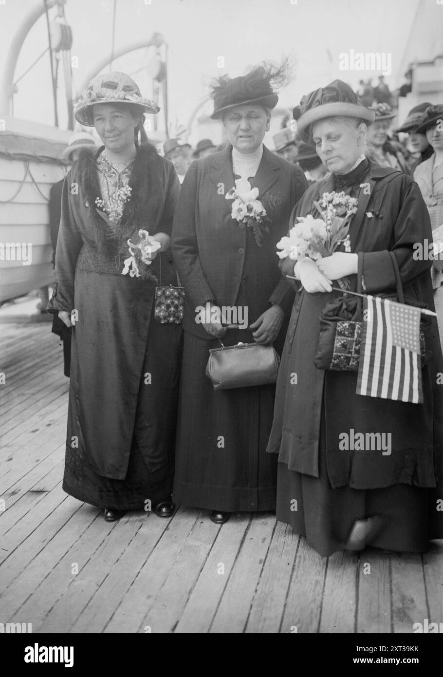 Mrs. P. Lawrence, Jane Addams, Mrs. Lewis F. Post, between c1910 and ...