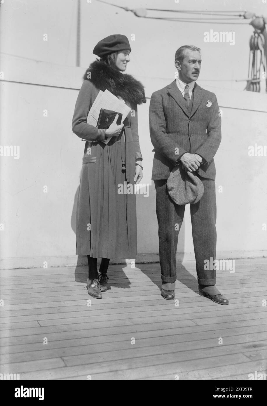 Count J. Bubua & Olga, between c1915 and c1920 Stock Photo - Alamy