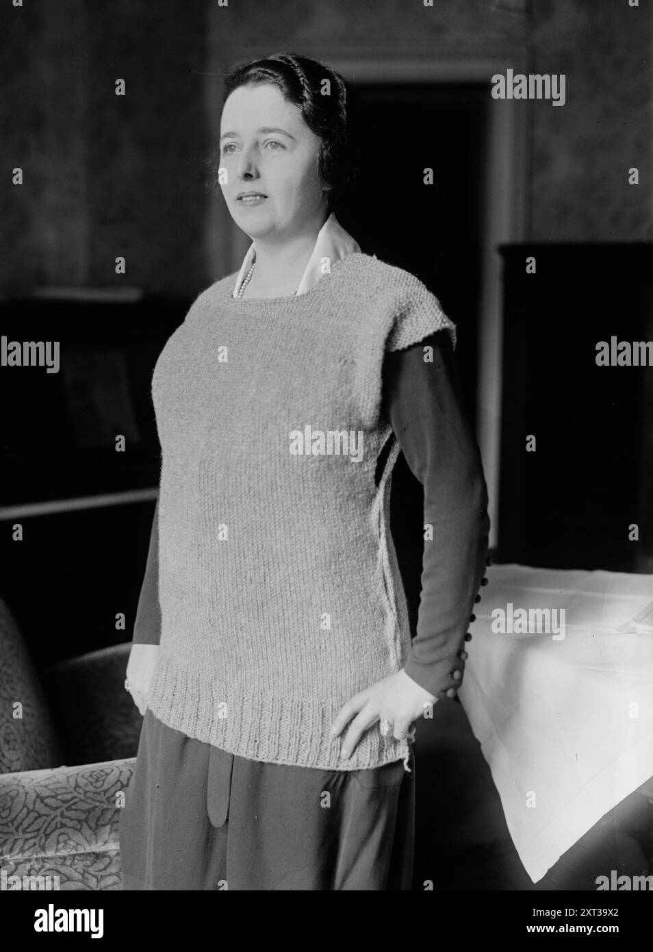 Christine Miller, 1917. Shows contralto opera singer Christine Miller ...