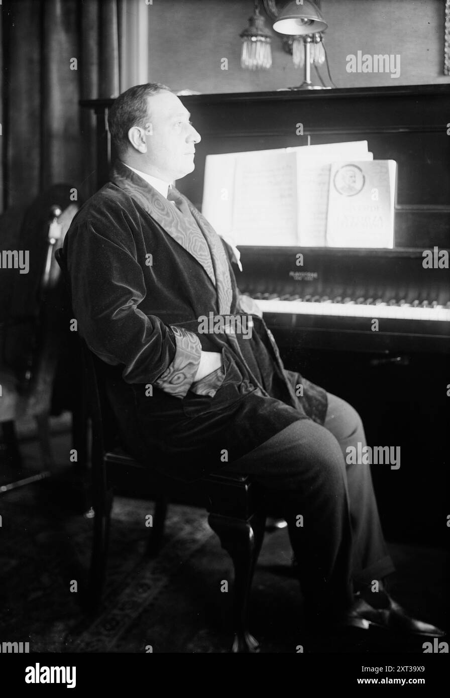 Giuseppe Danise, between c1915 and c1920. Shows Italian baritone opera ...