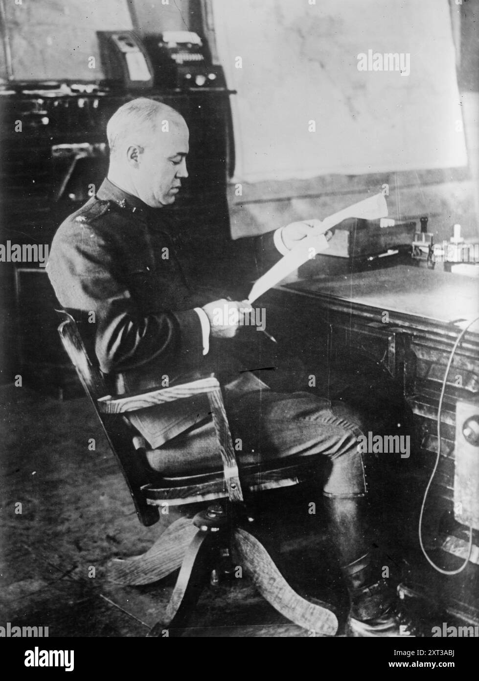 Lt. Col. O.P. Robinson, 1918. Shows Lieutenant Colonel Oliver Prescott ...