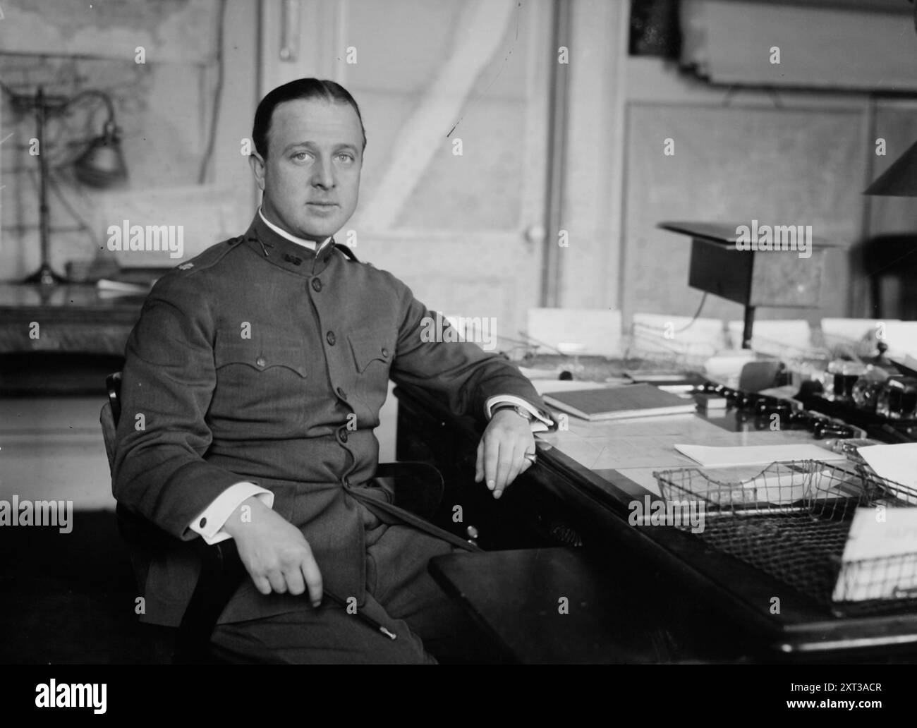 Maj. Jas. A. Blair Jr., 1918. Shows Major James Alonzo Blair, Jr. (1880 ...