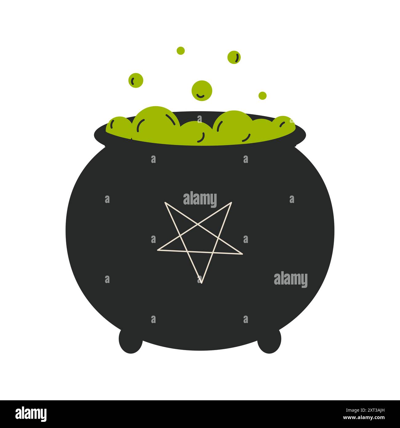 Cute magic potion cauldron Cut Out Stock Images & Pictures - Alamy