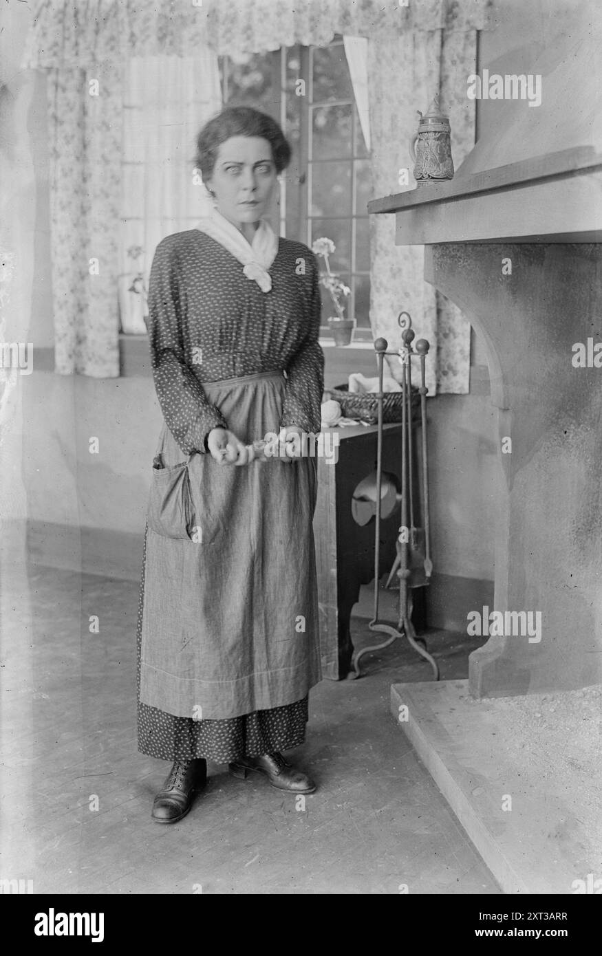 A. Nazimova, 1916. Shows actress Alla Nazimova on the set of "War ...