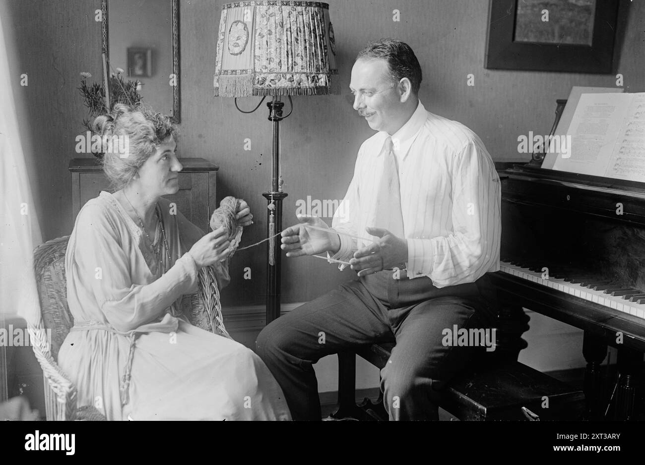 Elizabeth Wheeler and William Wheeler, between c1915 and c1920. Shows ...