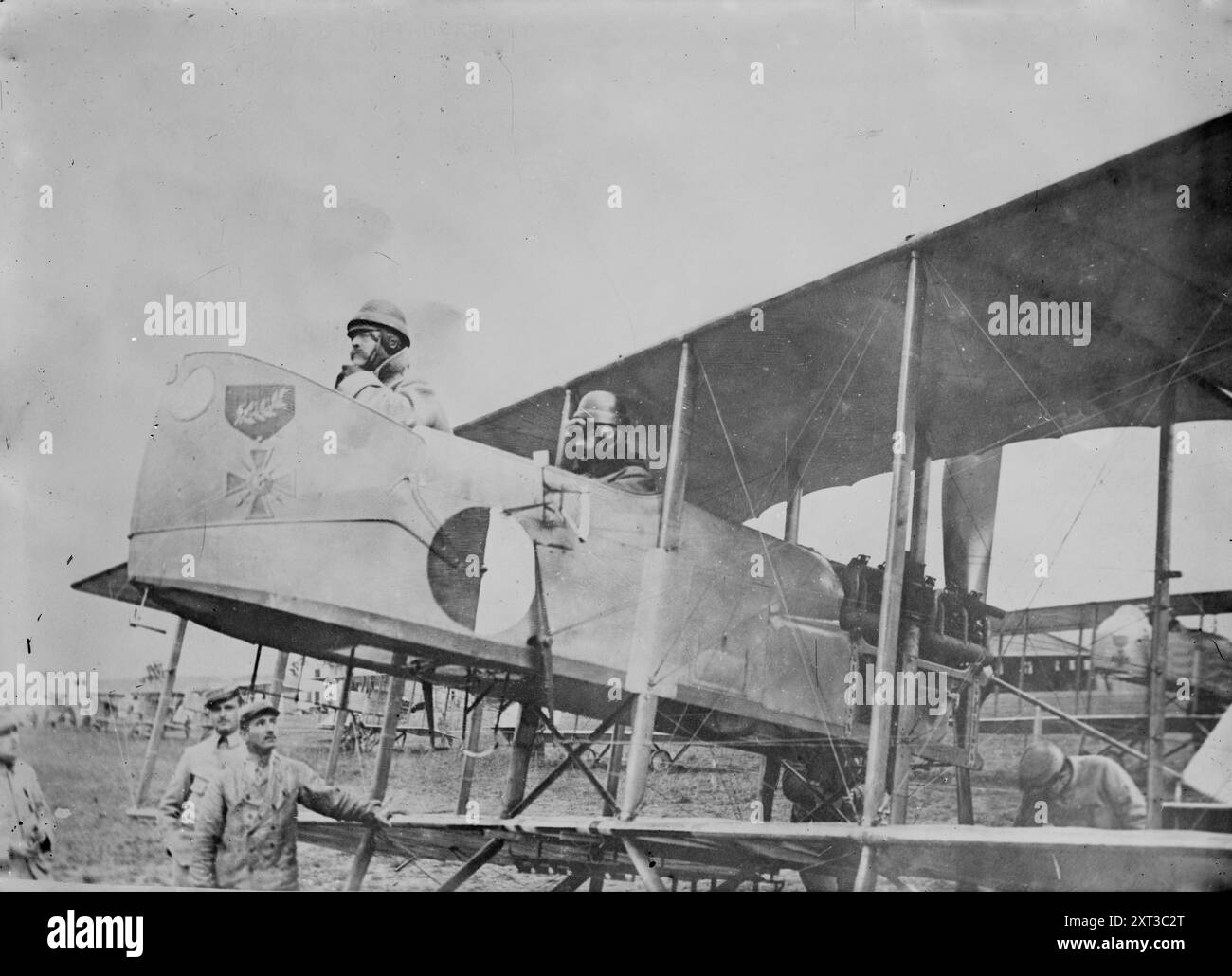 Capt. Hoppe [i.e. Happe] & Capt. Berthaut, between 1914 and 1918. Shows ...