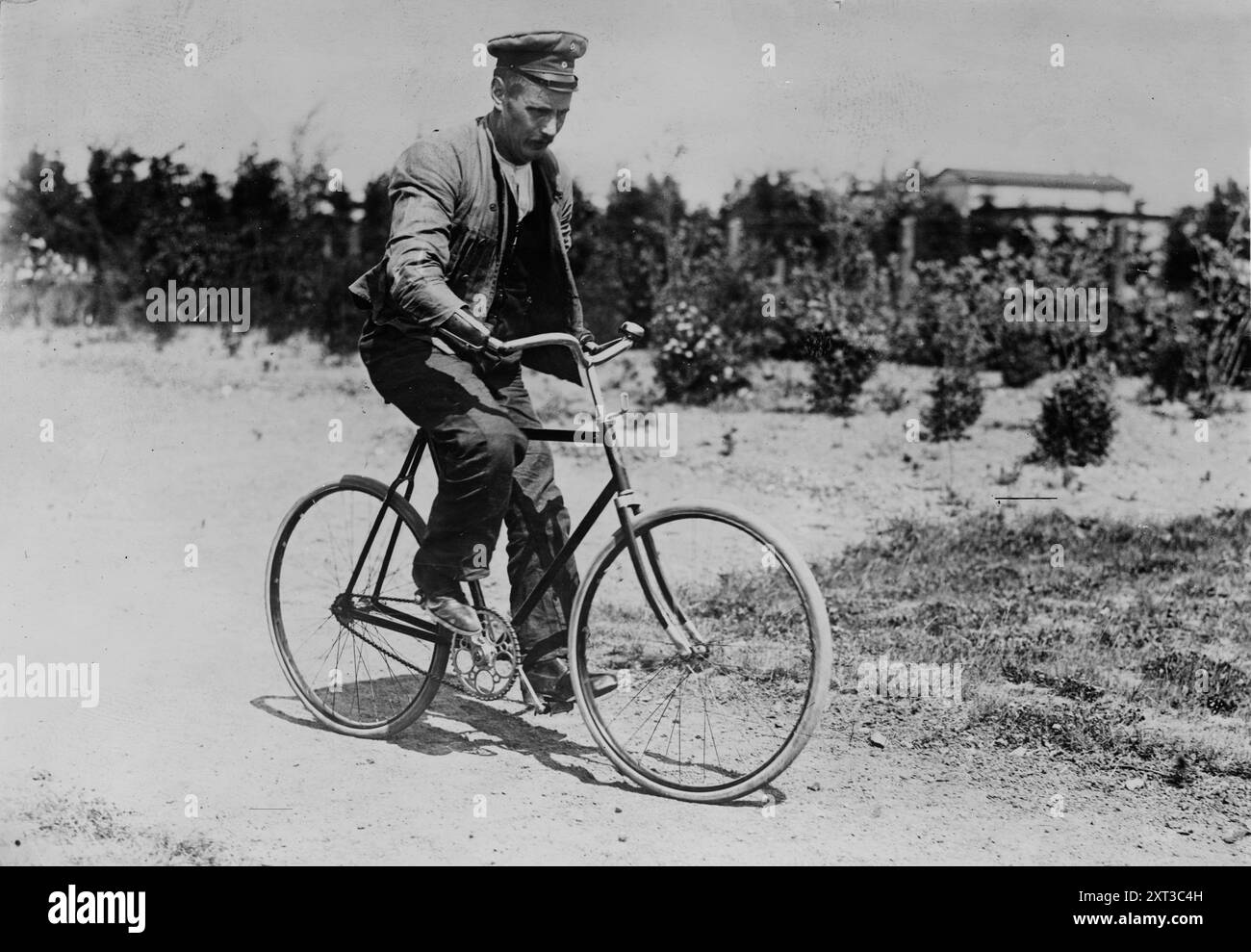 Crippled German soldier, between c1915 and 1918. Shows a German ...