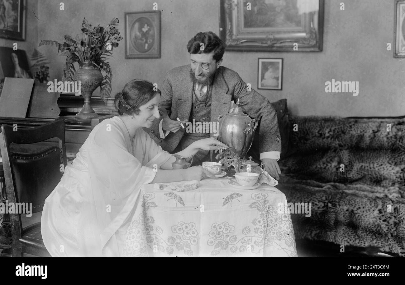 Galli-Curci and husband, between c1915 and c1920. Shows Italian ...
