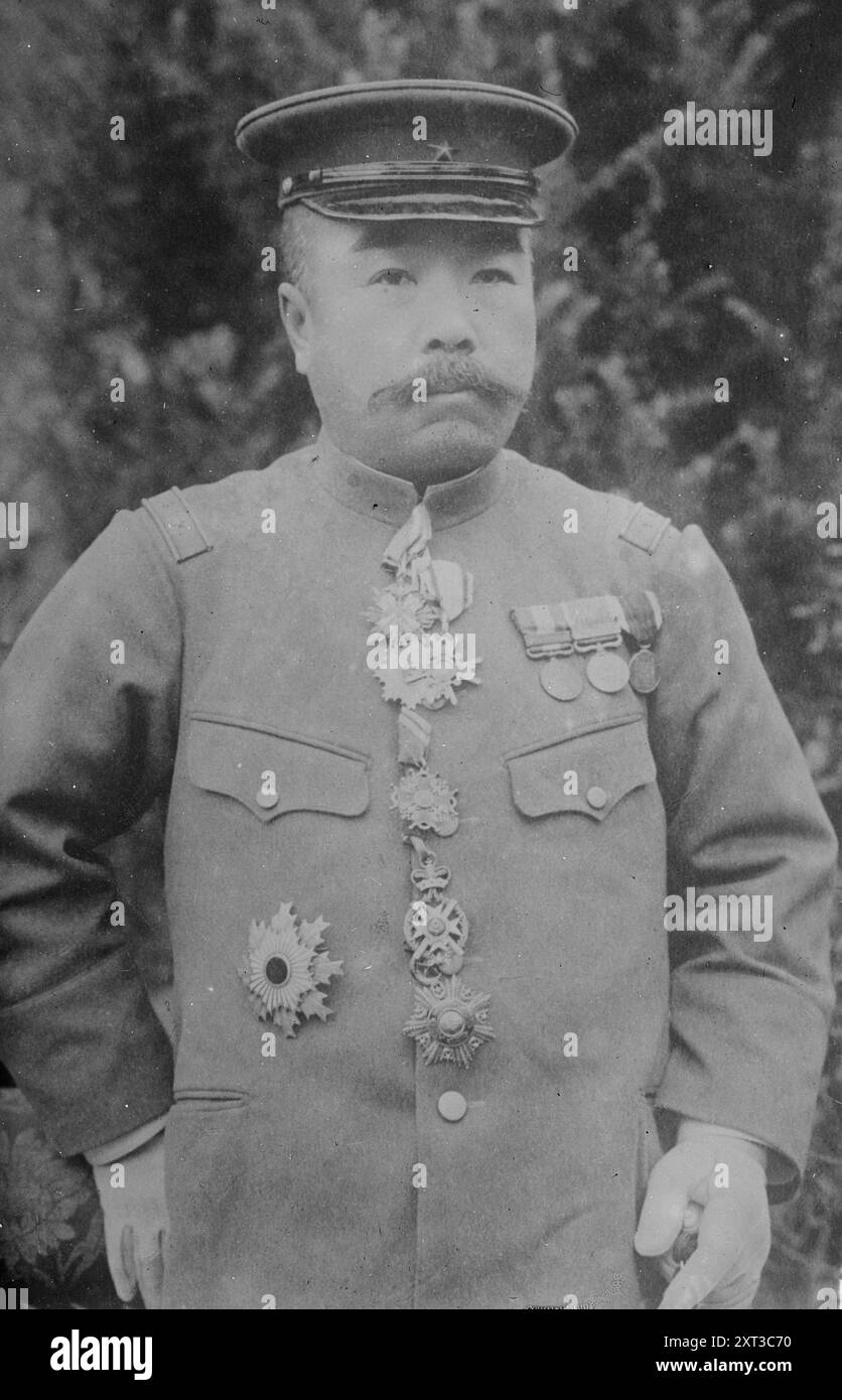 Gen. S. Kusuose, 1913. Shows Kusunose Yukihiko (1858-1927) a general in ...