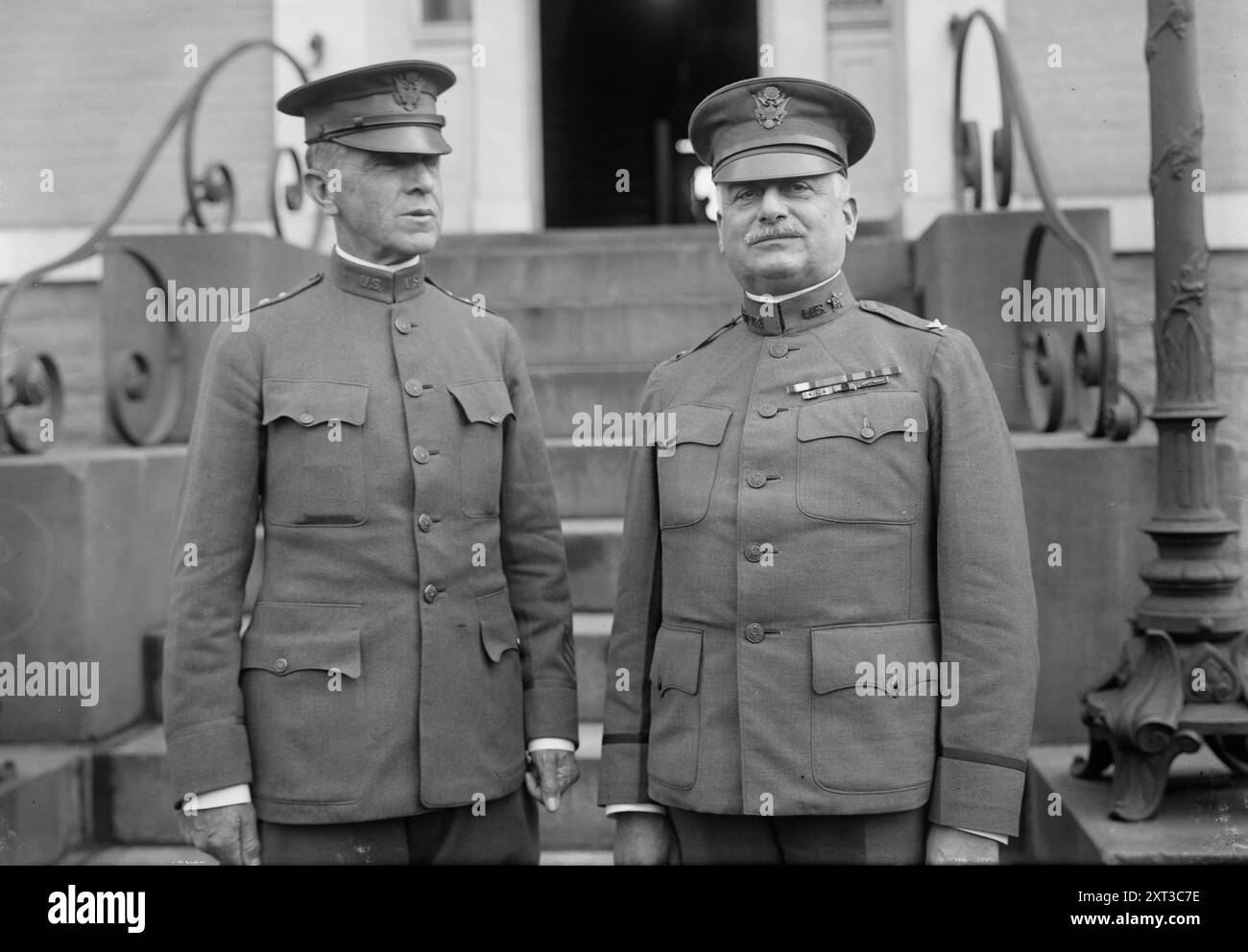 Gen. R.M. Bullard & Col. Wm Weigel, between c1915 and c1920 Stock Photo ...